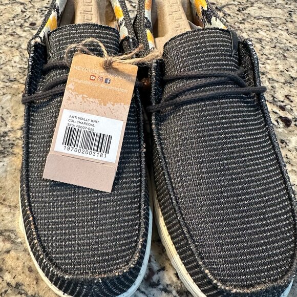Hey Dude | Shoes | Hey Dude Wally Knit Charcoal Size | Poshmark